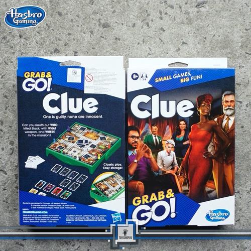 Promo Clue Grab and Go Board Game Cluedo Mystery Game Hasbro Gaming ...