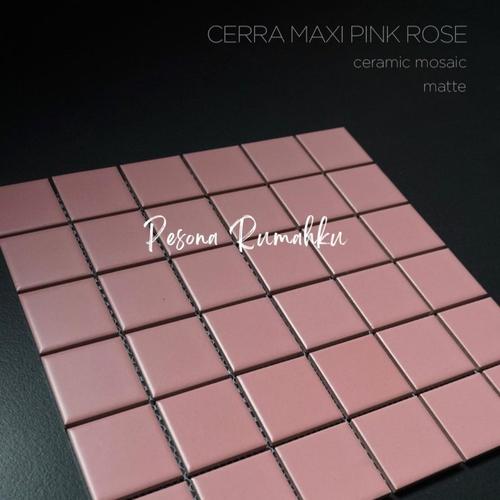 Jual Venus Type Cerra Maxi Pink Rose Matt - Mozaik Keramik Kitchen Set ...