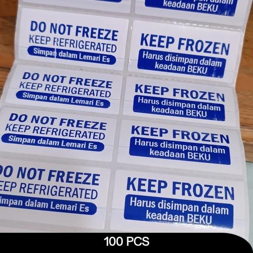 Jual Sticker Frozen Food Simpan dalam Lemari Es bisa Custom - Jakarta ...