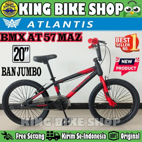 Jual Sepeda Anak Laki BMX ATLANTIS 57 MAZ Ukuran 20 Inch Ban Jumbo 3.0 ...