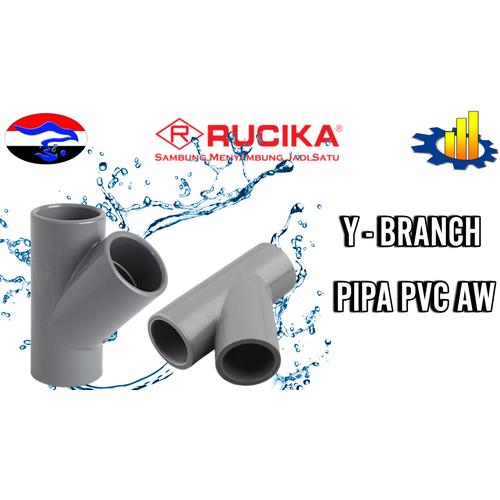 Jual Y - BRANCH PIPA PVC Merk RUCIKA Jenis AW - 2 inch - Kota Denpasar ...