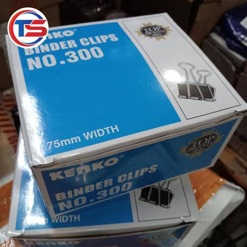 Jual Binder Clip No 300 75mm Jumbo isi 6 pcs Penjepit Kertas Besar ...