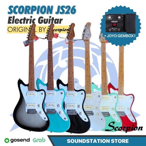 Promo SCORPION JS26 Black Jaguar Series Electric Guitar | Gitar Jazzmaster - DBL, Guitar Only ...