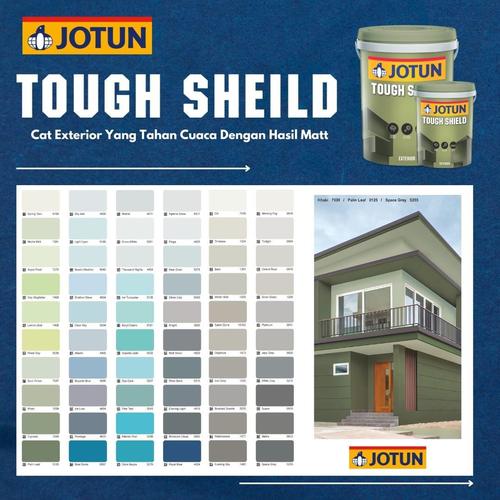 Jual CAT TEMBOK EKSTERIOR JOTUN TOUGH SHIELD 18 L 25 KG PUTIH ...
