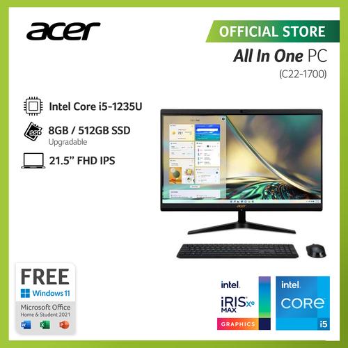 Jual Acer Aspire All In One PC Desktop C22-1700-i5-512 Intel Core i5 ...
