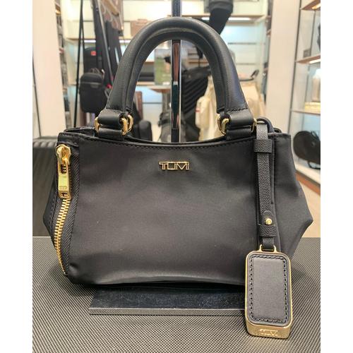 Promo T U M I Voyageus Valetta Micro Tote Bag - Black/Gold Cicil 0% 3x ...