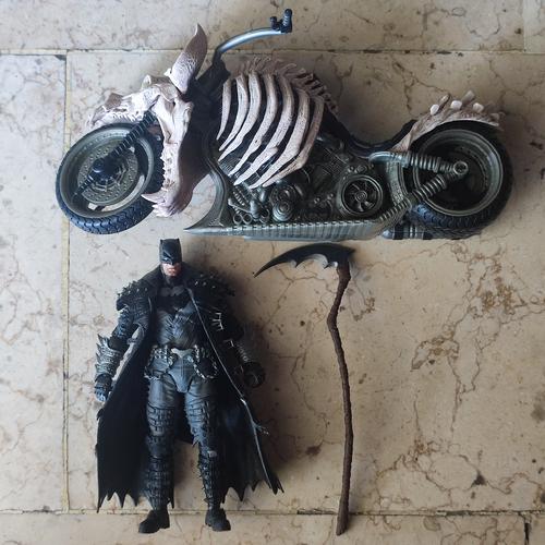 Jual McFarlane Toys DC Multiverse Batman Death Metal & Batcycle Set ...