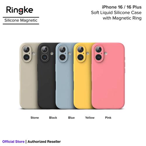 Jual RINGKE Silicone Magnetic Protection Case for iPhone 16 / 16 Pus ...