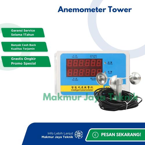 Jual Anemometer Tower Crane RS485 Wind Alarm Device Controller Wind ...
