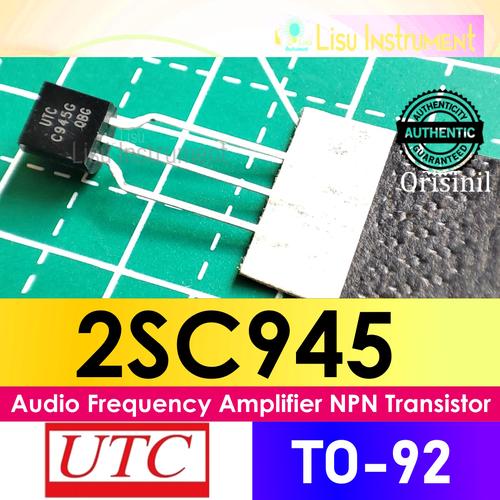 Jual 2SC945 Audio Frequency Amplifier High Frequency OSC NPN Transistor C945G 945 TO-92 UTC ...