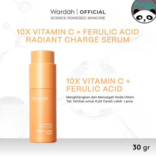 Jual Wardah Serum Vitamin C 10% Ferulic Acid Radiant Charge Serum 20 ml ...