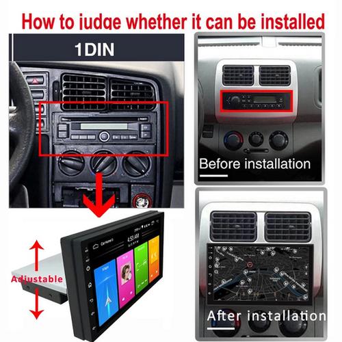 Jual Universal 4G+64G Single Din Android 13 Head Unit 7/9 Inci Layar IPS Head Unit untuk Semua ...