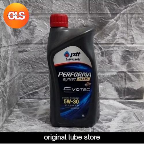 Jual [Bensin] PTT Lubricants Performa Syntec Plus Evotec SAE 5W-30 API SP 1L - Kota Bekasi ...