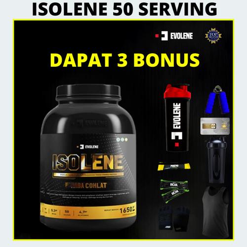 Jual ISOLENE 50 SERVING 1.65 KG EVOLENE WHEY PROTEIN ISOLATE SUSU ...
