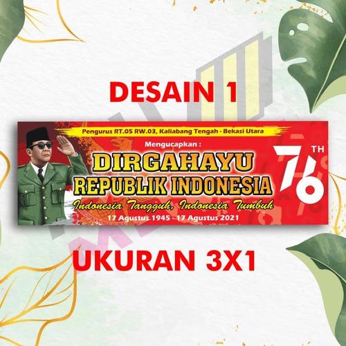 Jual SPANDUK/BANNER HUT RI 3X1 METER KEMERDEKAAN AGUSTUSAN - Kab ...
