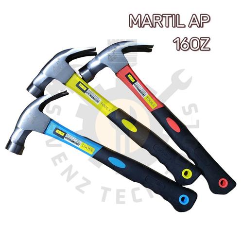 Jual MARTIL / PALU KAMBING 16OZ GAGANG FIBER 3 WARNA AP MAGNET DAN ...