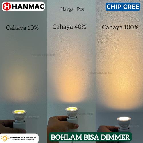 Jual Lampu bohlam halogen led dimmer dimmable 3watt 5watt 7watt sorot ...