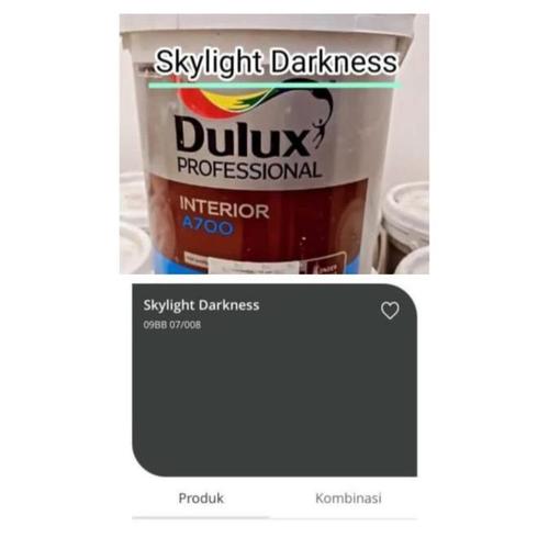 Jual SEDANG DISKON! Cat Tembok Dulux Profesional Interior A700 Skylight Darkness 20 Liter ...