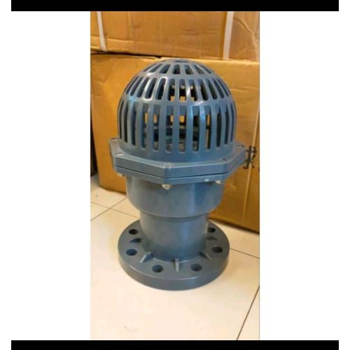 Jual Swing Foot Valve PVC 6" Inch Flange End JIS 10K Klep Foot PVC ...