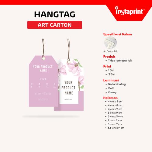 Jual hantag Label baju , Hang Tag baju custom,tag baju custom / Hang ...