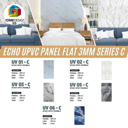Jual Panel Marmer / Marble Sheet / Panel Board UPVC Marble Echo Series ...