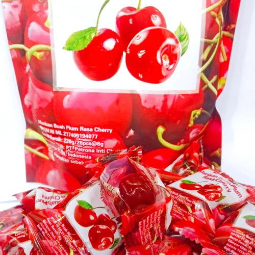 Jual manisan buah plum rasa cherry chen liang ji halal alami original ...