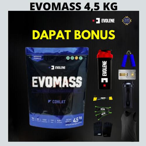 Jual EVOMASS 4,5 KG EVOLENE SUSU PROTEIN GAINER EVO MASS 10 LBS MAS ...