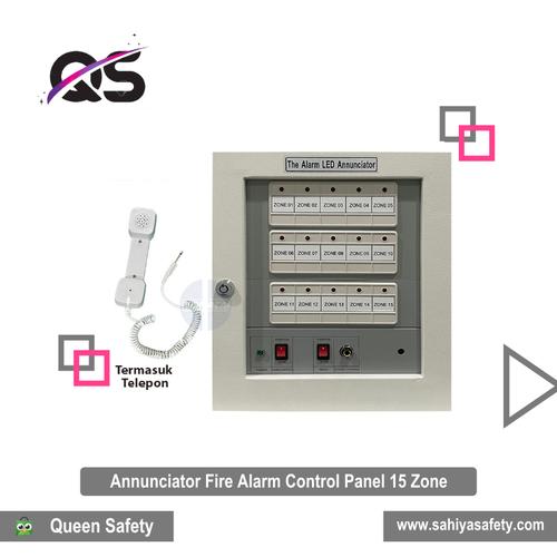 Jual Annunciator Fire Alarm Control Panel 15 Zone - Fire Alarm Control ...