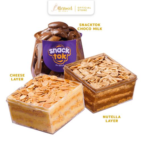 Promo Bittersweet by Najla - Cheese Layer + Nutella Layer + Snacktok ...