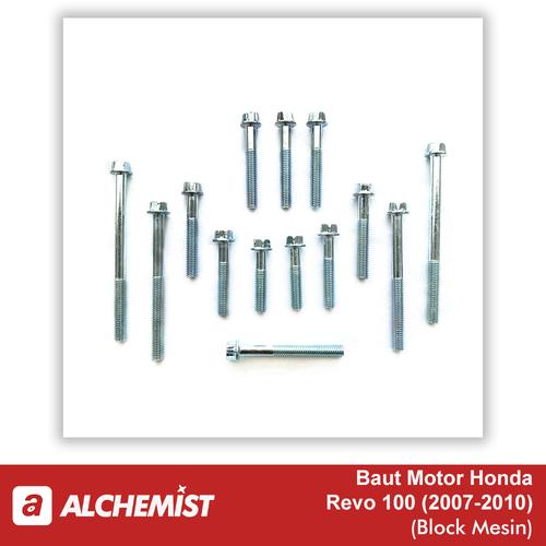 Jual Baut Block Mesin Honda Revo 100 1Set / Baut Block Mesin Revo ...