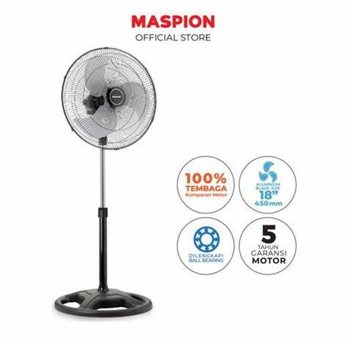 Jual MASPION POWER / STAND FAN / KIPAS ANGIN BERDIRI BESAR BESI / 18 ...