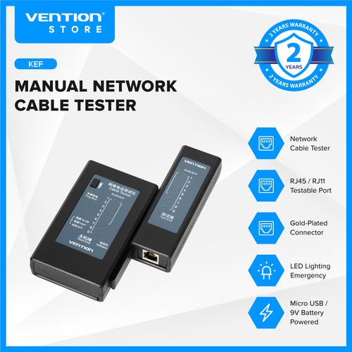 Promo VENTION Manual Network Cable Tester Ethernet RJ45/RJ11 - Jakarta ...