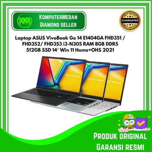 Promo Laptop ASUS VivoBook Go 14 E1404GA FHD351 / FHD352/ FHD353 i3 ...