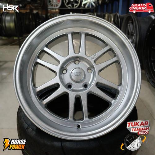 Jual VELG RACING HSR RING 18 HOLE 5 SILVER LEBAR 9,5 - Kota Makassar ...