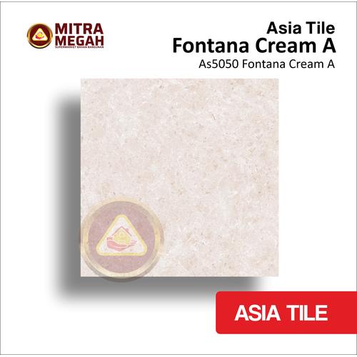Jual KERAMIK ASIA TILE 50X50 FONTANA A/B - Cream KW2 - Kab. Tulungagung ...