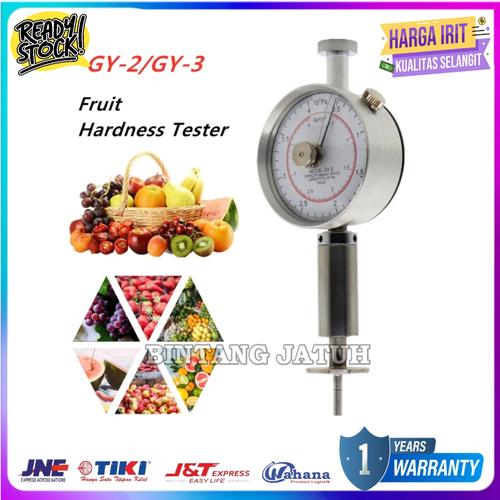 Jual GY-3 Penetrometer Alat Ukur Kekerasan Buah Fruit Sclerometer ...