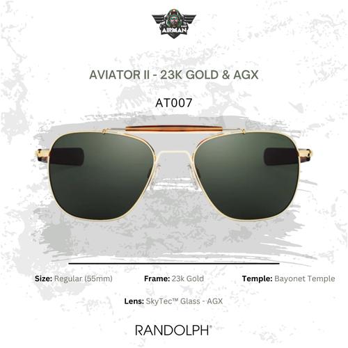 Jual RANDOLPH AVIATOR II - 23k GOLD & AGX AT007 - Jakarta Timur ...