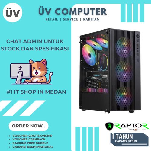 Jual 3PowerUp PowerUp Raptor Sentinel Casing PC Komputer Include 3 Fan ...