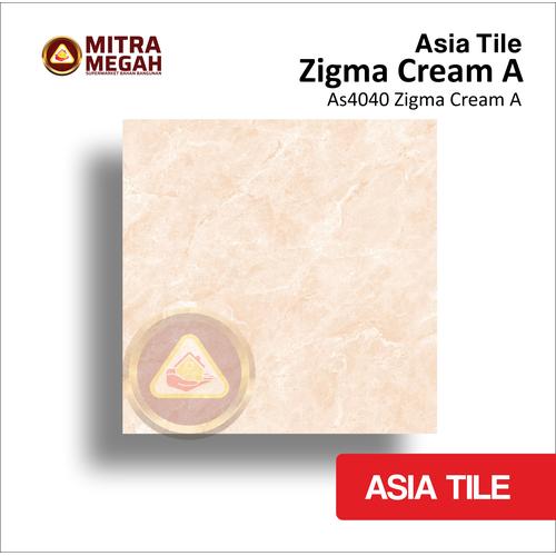 Jual KERAMIK ASIA TILE 40X40 ZIGMA A - Cream - Kab. Tulungagung - Mitra ...