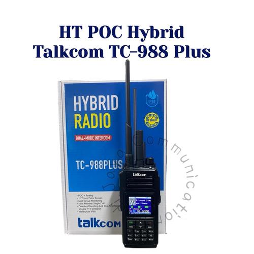 Jual HT Talkcom TC-988 Plus POC + Analog Dual Mode Hybrid Radio ...