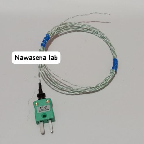 Jual PTFE Wire Probe 2 meter Type K Thermocouple Temperature ETI - Kota ...
