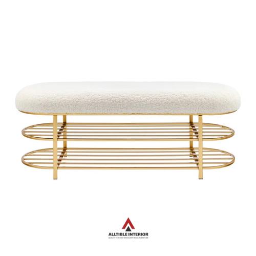Jual Bench rak sepatu/rak sepatu kaki besi/sofa bench kaki besi - P ...