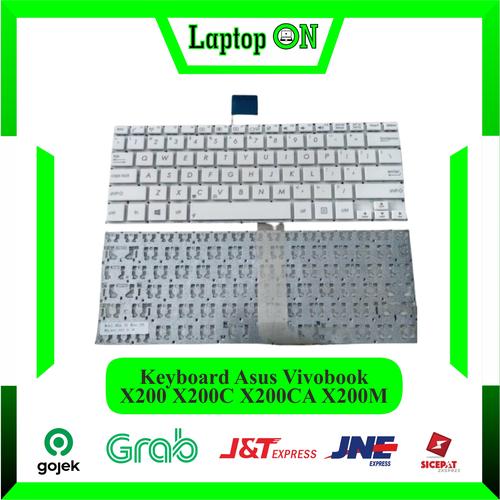 Jual Keyboard Asus Vivobook X200 X200C X200CA X200M X200MA HITAM PUTIH ...