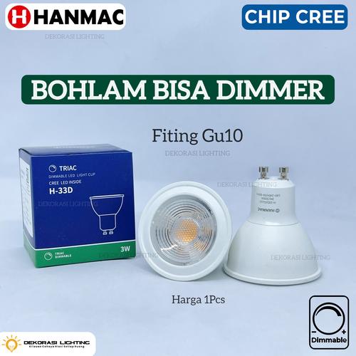 Jual Lampu bohlam led dimmer dimmable GU10 3watt 5watt 7watt spotlight ...