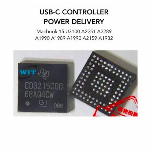 Jual IC USB-C CONTROLLER Macbook 15 U3100 A2251 A2289 A1990 A1989 A1990 A2159 USB-C POWER ...