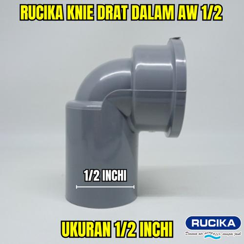 Jual Keni Sambung Bengkokan Drat Dalam Pipa PVC Paralon Elbow Ukuran 1/ ...