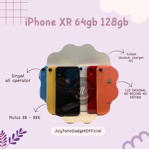 Jual Iphone XR 64gb 128gb second mulus ex inter fullset - 64gb, Blue - Jakarta Utara ...