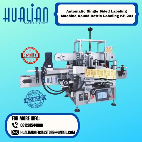 Jual Automatic Single Sided Labeling Machine Round Bottle Labeling KP ...