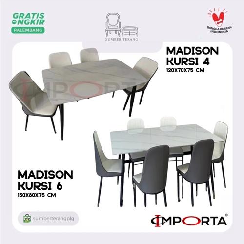 Jual Meja Makan Marmer IMPORTA MADISON Meja Makan 4 Kursi Minimalis ...