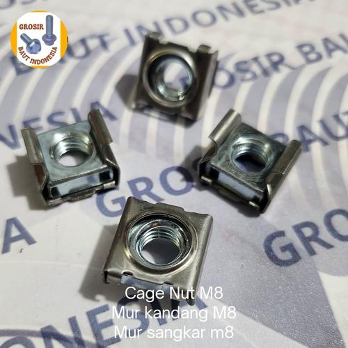 Jual Cage Nut M8 / Mur kandang M8/ Mur sangkar M8 Galvanis - Kota ...